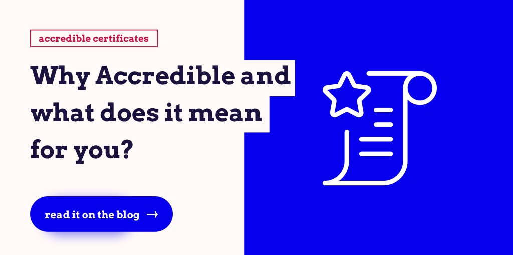 Certificates now with Accredible! - The A11Y Collective