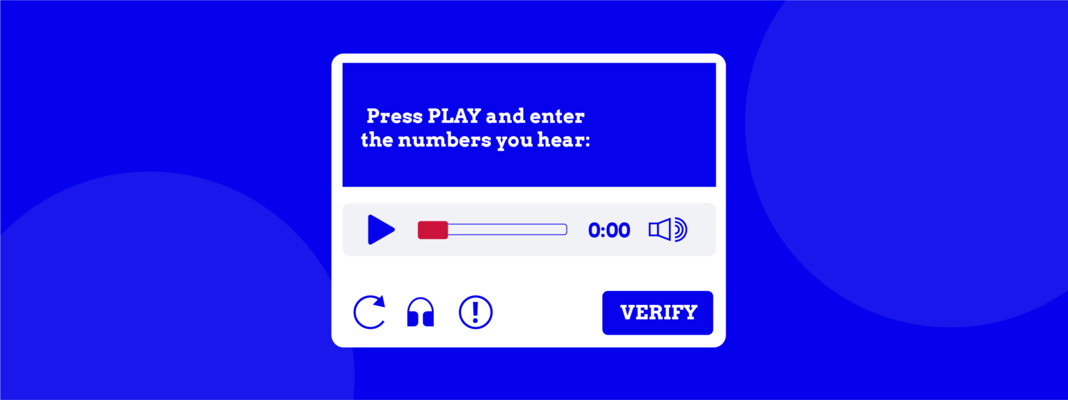 How To Make Captcha Accessible A Hands On Guide The A11y Collective
